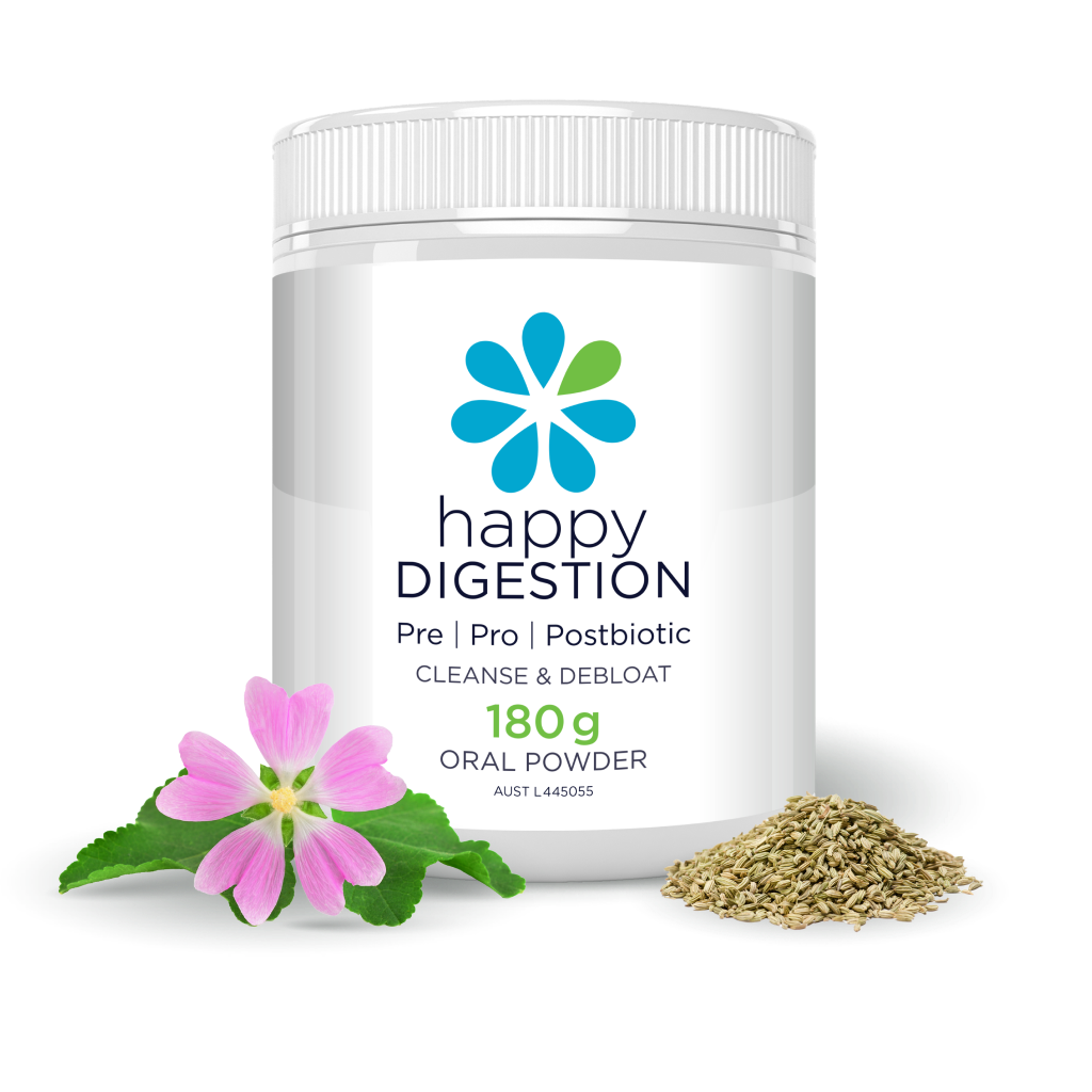 Happy Digestion Prebiotic Probiotic Supplements | HHY – Happy Healthy You